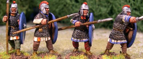 ABR07 Armoured Arthurian Regular Spearmen (4) | ABR07 | Gripping Beast