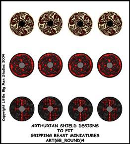 ART(GB_ROUND)4 Arthurian Designs Round (12) | ART(GB_ROUND)4 | LBMS