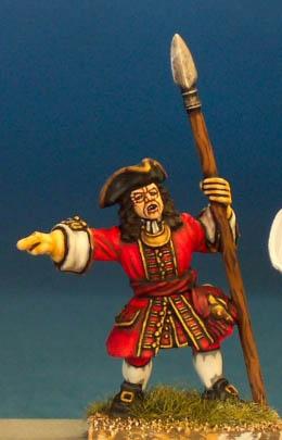 BS34 Officer With Spontoon, Pointing (1 figure) | BS34 | Front Rank ...