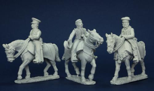 BWNRPK24 Brunswick Mounted Personality & Staff Officers (3 Mounted ...