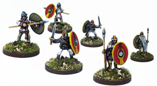 EBBG006 Early Byzantine Infantry with Spears/Swords and Shields (8 ...