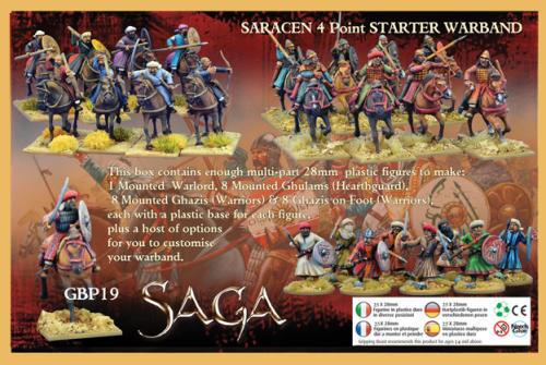 GBP19 Plastic Saracen Starter Warband (4 points) - SAGA Age of Crusades ...