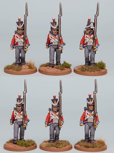 HNRPK7 Hanoverian Infantry Post 1812 In Shako, Marching (6 Figures ...