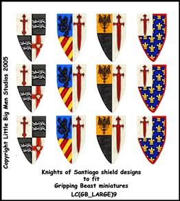 knights shield designs