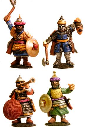 MSI01 Dismounted Timurid Cavalry Command (4 figures) | MSI01 | Polemarch