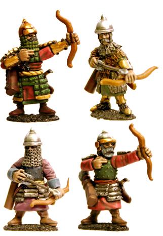 MSI02 Dismounted Timurid Cavalry (Bows) (4 figures) | MSI02 | Polemarch
