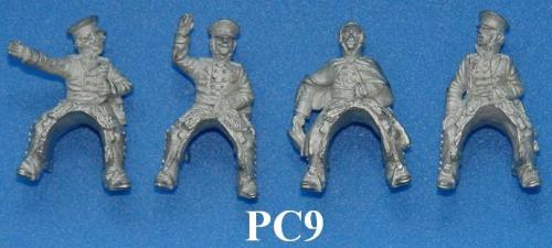 PC9 Prussian High Command (Tauentzien, Bulow, Yorke and Kleist) Horses ...