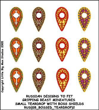 RUS(GB_BOSSED_TEARDROP)2 Russian Shield (Teardrop with Boss) | RUS(GB ...