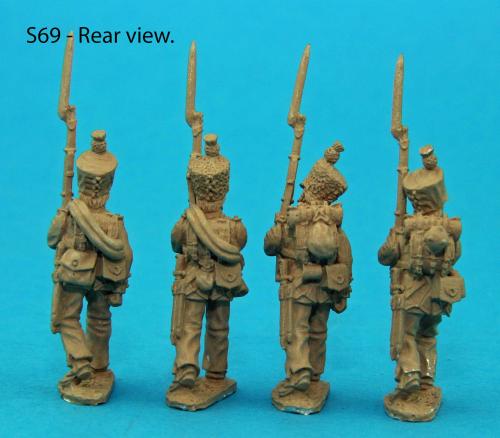 S69 - Saxon light infantry head turns and greatcoat rolls. | S69 (Calpe ...