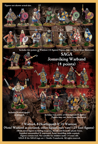 SAGA Age of Vikings Starter Set - Metal Jomsvikings DEAL! | Bundle18new ...