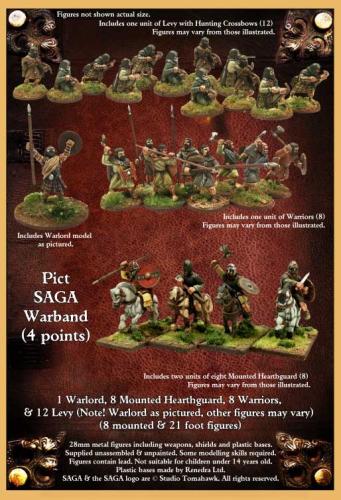 SAGA Starter Deal - Age of Invasions - The Picts (metal figures ...