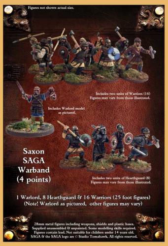 SAGA Starter Deal - Age of Invasions - The Saxons (metal figures ...