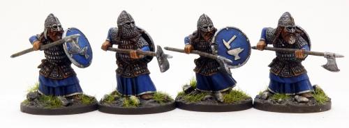 SDUR06b Durinn's Folk Warriors ATTACKING with SPEARS (8 figures ...