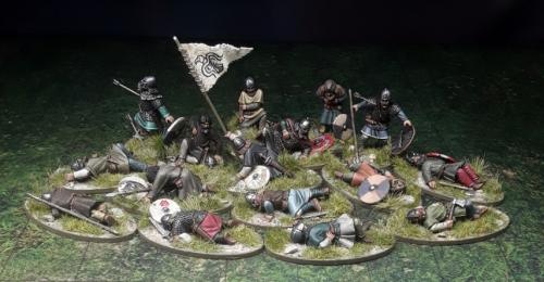 SG06 Einherjar Casualties (4 Figures) | SG06 | Ragnarok Miniatures