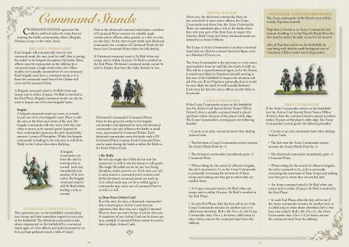 Soldiers of Napoleon Rulebook and Action Cards set | SNAP01 | Artorus Games
