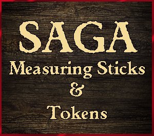 SAGA Measuring Sticks, Tokens and Objective Markers | Gripping Beast