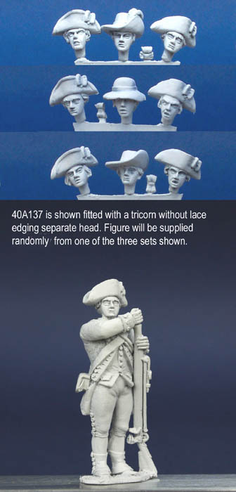 40A137 Long Regimental Coat - Standing, Ramming Musket, Short Gaiters ...