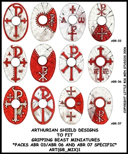 ART(GB_MIX)1 Arthurian Designs for Specific Packs Red (12) | ART(GB_MIX ...
