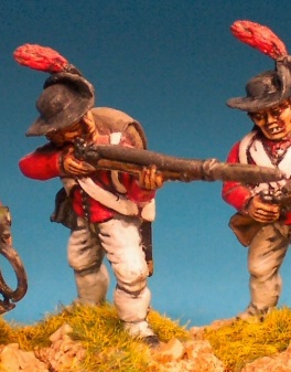 AWB17 British Light Infantry Battalion Slouch Hat. Firing (1 figure ...