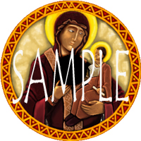 BZC(GB)11 Byzantine Light Cavalry Shield ILarge Dark Age Round) (12 ...