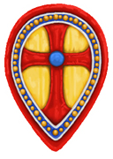 BZI(GB)3 Byzantine Infantry Shield (Infantry Teardrop) (12) | BZI(GB)3 ...