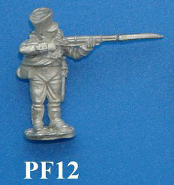 PF12 Firing, legs together | PF12 (Calpe) | Calpe Miniatures