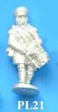 PL21 Drummer, drumming. | PL21 (Calpe) | Calpe Miniatures