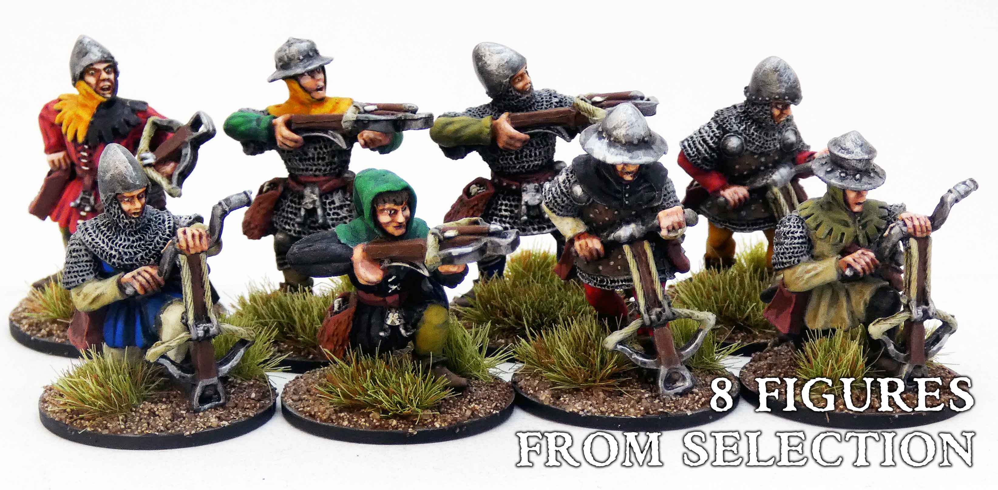 CHV03c Warriors (Crossbows) (Foot) (8 Figures) - SAGA Age of Chivalry ...