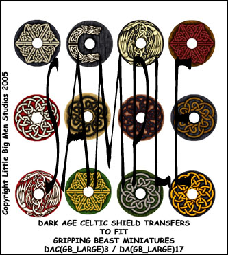DAC(GB_LARGE)3 Dark Age Celtic Designs for Large Round Shields Three ...