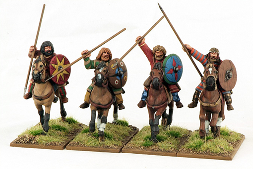 GETC01 Mounted Germanic Warriors, bareheaded (4) | GETC01 | Gripping Beast