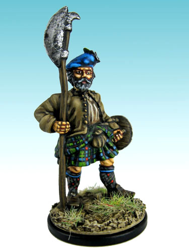 JA5 At Ease With Lochaber Axe, In Jacket & Plaid (1 figure) | JA5 ...