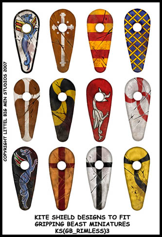 Shield Designs for Normans | Gripping Beast