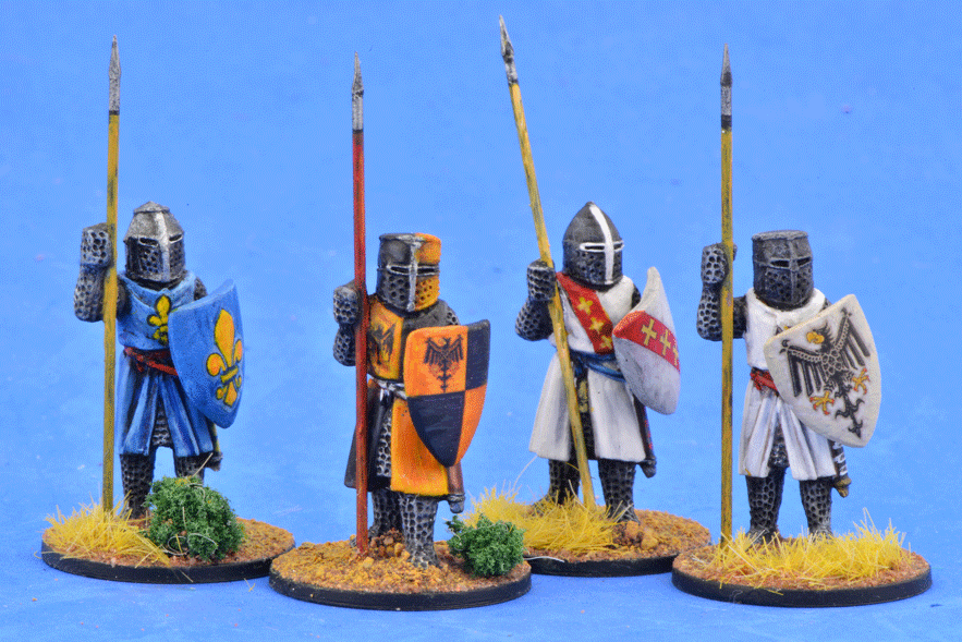 LCF02 Crusading Foot Knights (Great Helms) (Standing) (4) | LCF02 ...