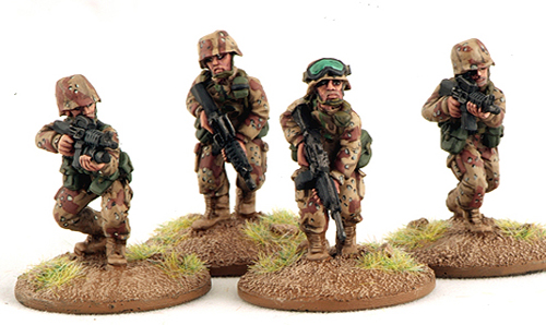 MoFo 1.1 US Ranger Fire-Team (Advancing) (4) | MoFo1.1 | MoFo