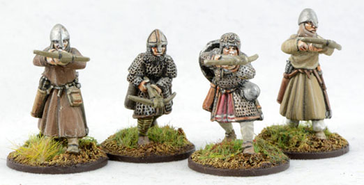 NOM11 Norman Warriors — Crossbows (4 Figures) | NOM11 | Gripping Beast