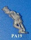 PA19 Gunner pushing/pulling the gun wheel | PA19 (Calpe) | Calpe Miniatures