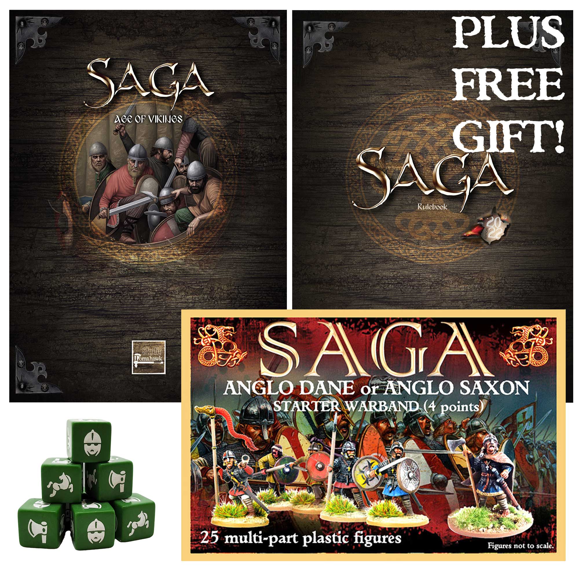 SAGA Age of Vikings Starter Set - Plastic Anglo-Saxons/Anglo-Danes DEAL ...