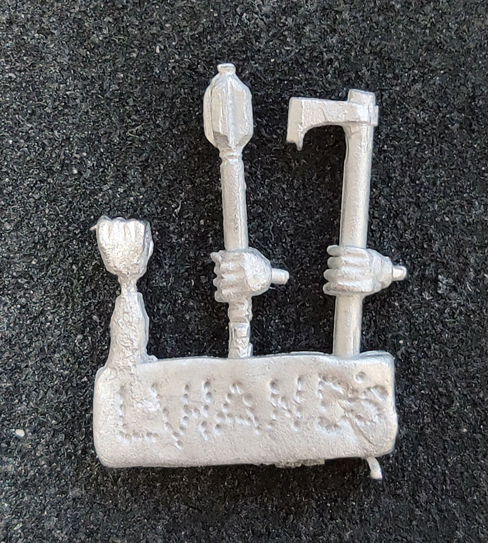 SC115 Left Hand Weapon Sprue (Mace, Fist, Axe) (12) | SC115 | Gripping ...