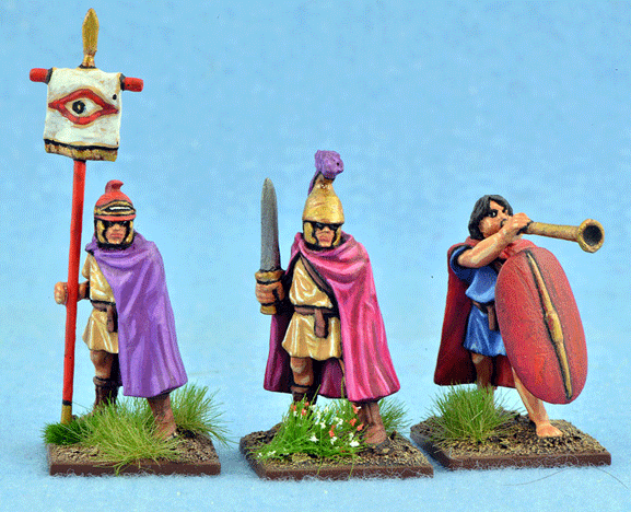 SCR10 Thureophoroi Command Two (3 figures) | SCR10 | Polemarch