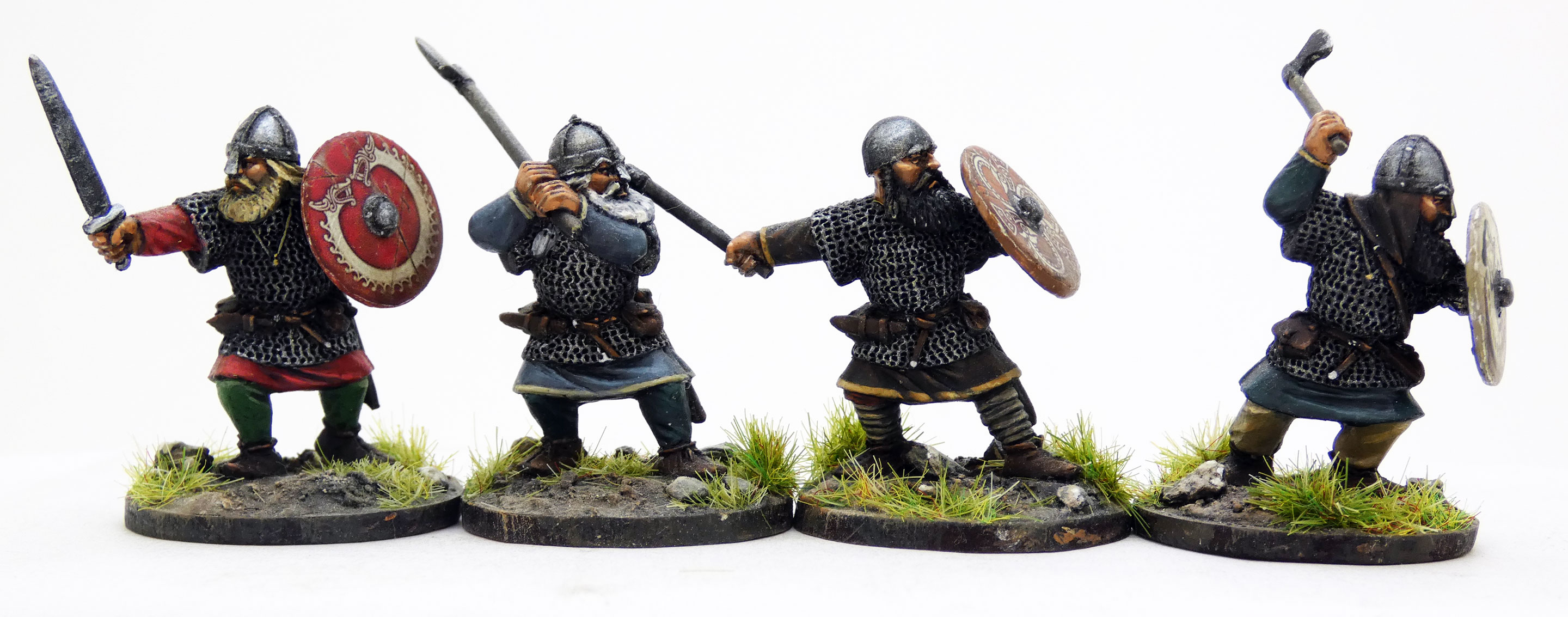 SDFS04b Dwarf Hearthguard 02 (4 Figures) | SDFS04b | Ragnarok Miniatures