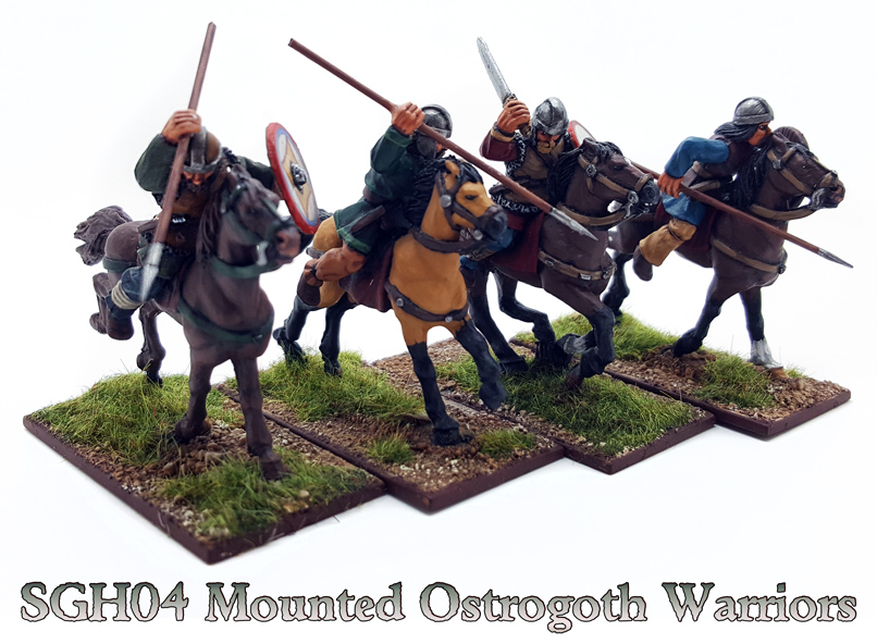 SGH04 Mounted Ostrogoth Warriors (8) | SGH04 | GB SAGA