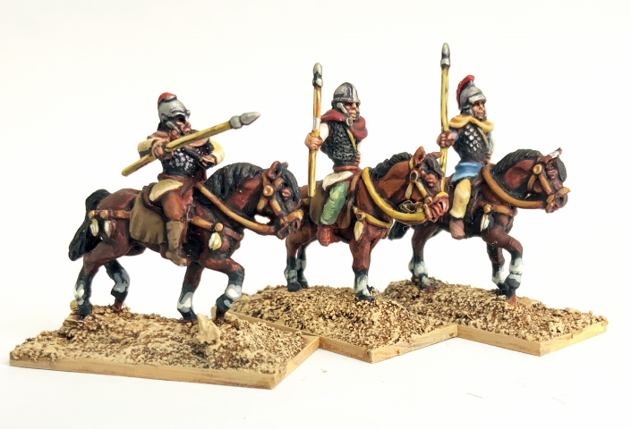 SRBG003 Sub Roman British Armoured Cavalry (4 mounted figures ...