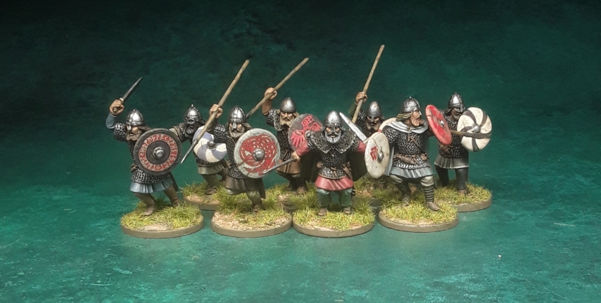 SRV02a Einherjar Hearthguard A (4 Figures) | SRV02a | Ragnarok Miniatures