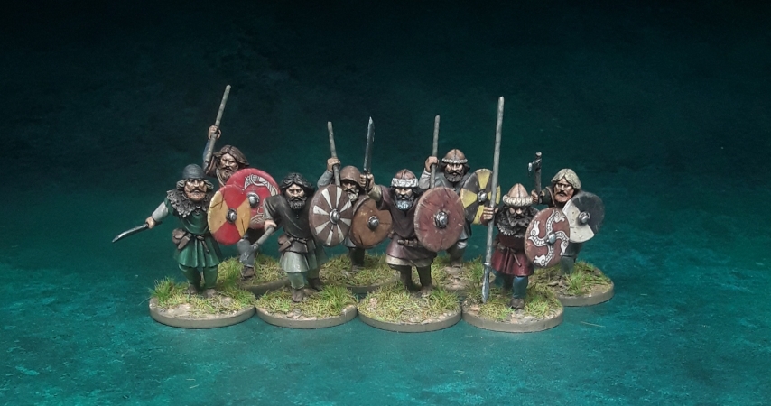 SRV04a Einherjar A (Warriors) (8 Figures) | SRV04a | Ragnarok Miniatures