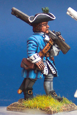 SS1(FR) WSS Musketeer, Marching, Shouldered Musket (1 figure) | SS1(FR ...
