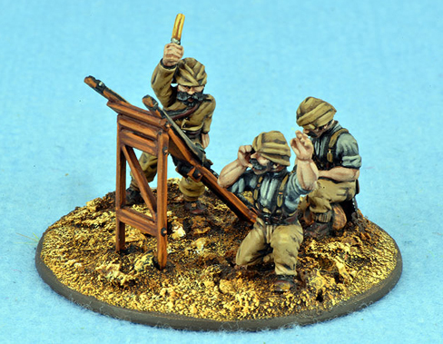 TURK06 Trench Catapult and 3 Crew (Fixed Heads) | TURK06 | TWDC